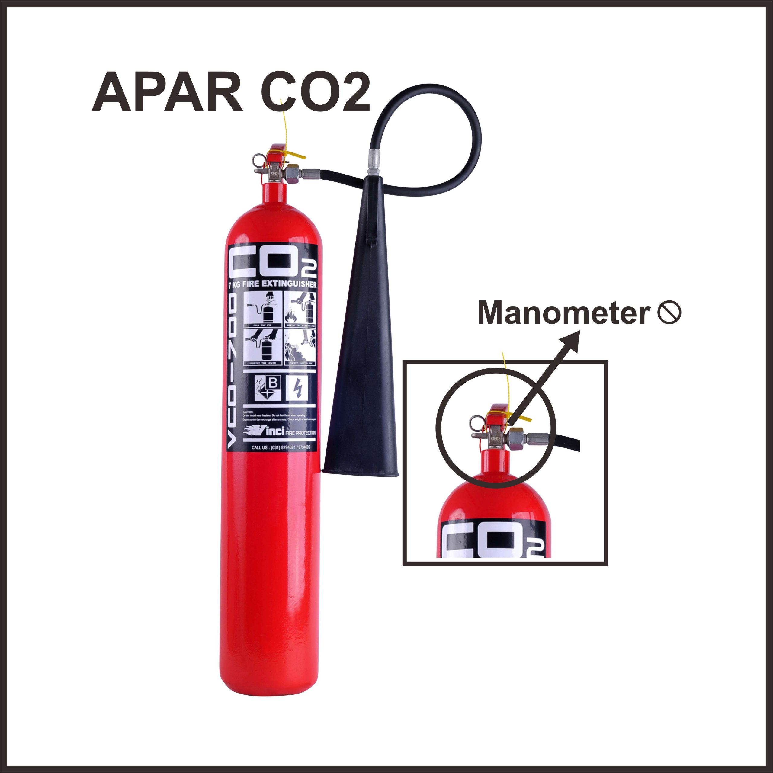 apar co2 manometer - VINCI Fire Protection
