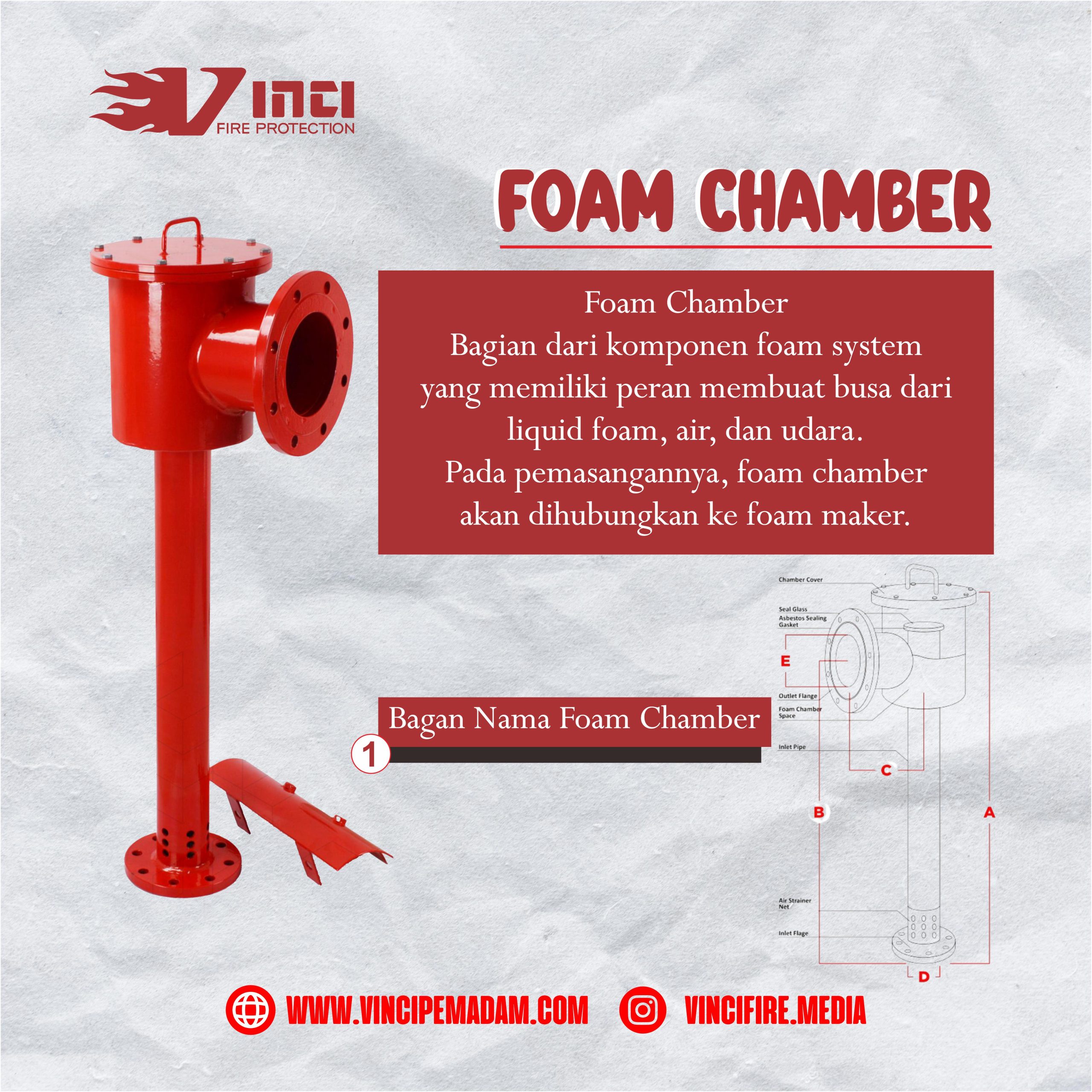 Mari Mengenal Foam Chamber - VINCI Fire Protection